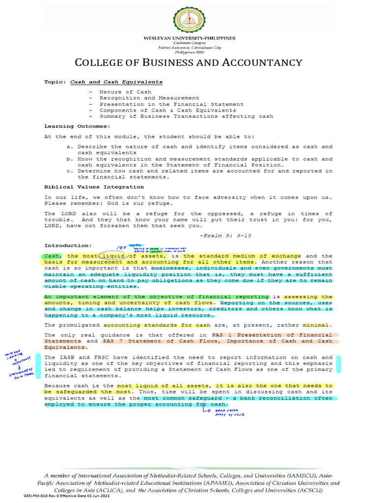 AC 3 - Intermediate Acctg' 1 (Ate Jan Ver) | PDF | Cheque | Banks