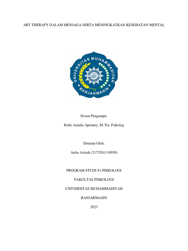 Tugas Art Therapy | PDF