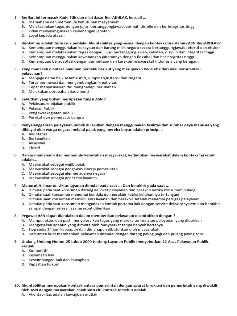 Soal Dan Jawaban Mooc 2023 | PDF