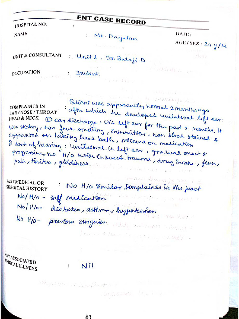 ENT Cases-1 | PDF