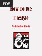 Alcohol Rules 5e | PDF | Barrel | Alcoholic Drinks