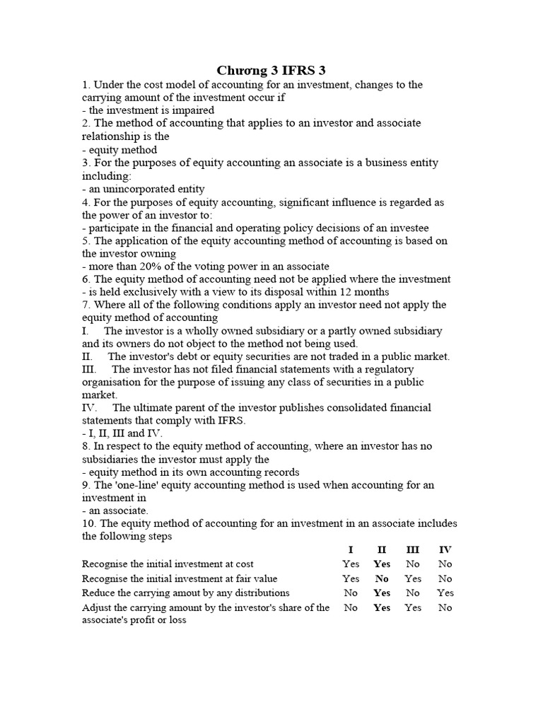 Chương 3 IFRS 3 | PDF