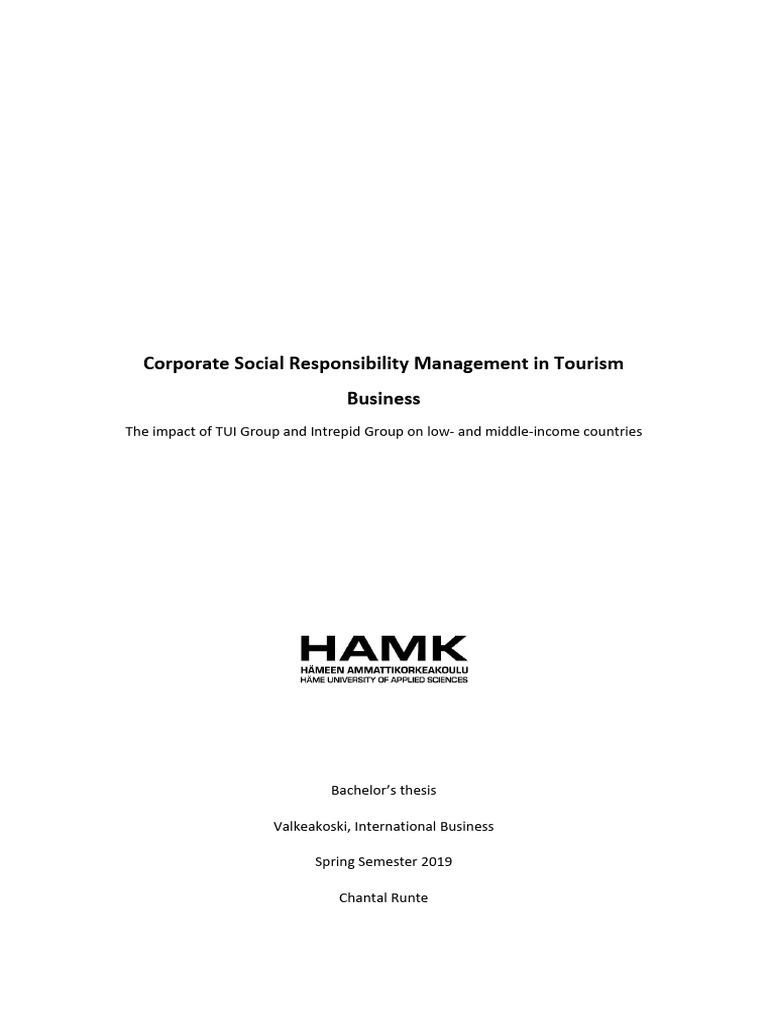 Bachelor Thesis Chantal Runte (Approved) | PDF | Corporate Social ...