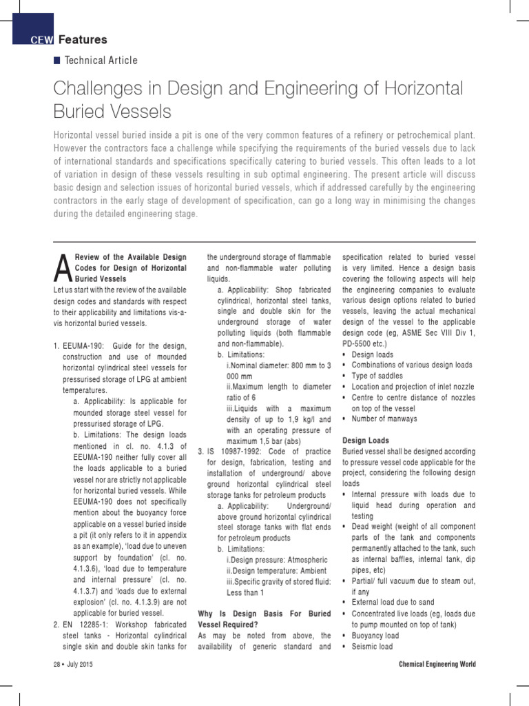 Pressure Vessel Design | PDF