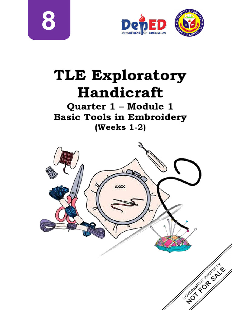 TLE EXPLORATORY 8 Study | PDF | Embroidery | Yarn