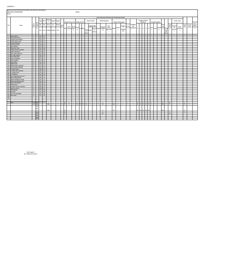 Form Penjaringan Data Uks-1-1 | PDF