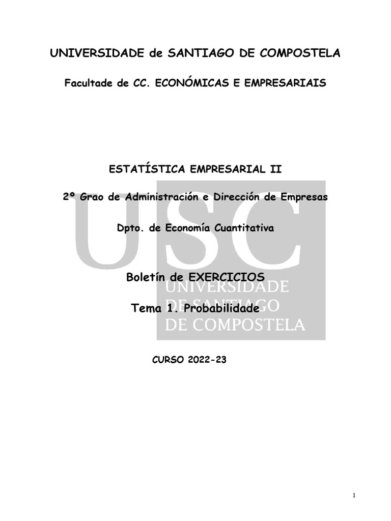 1 Exercicios Enunciados ADE 2022-23 | PDF