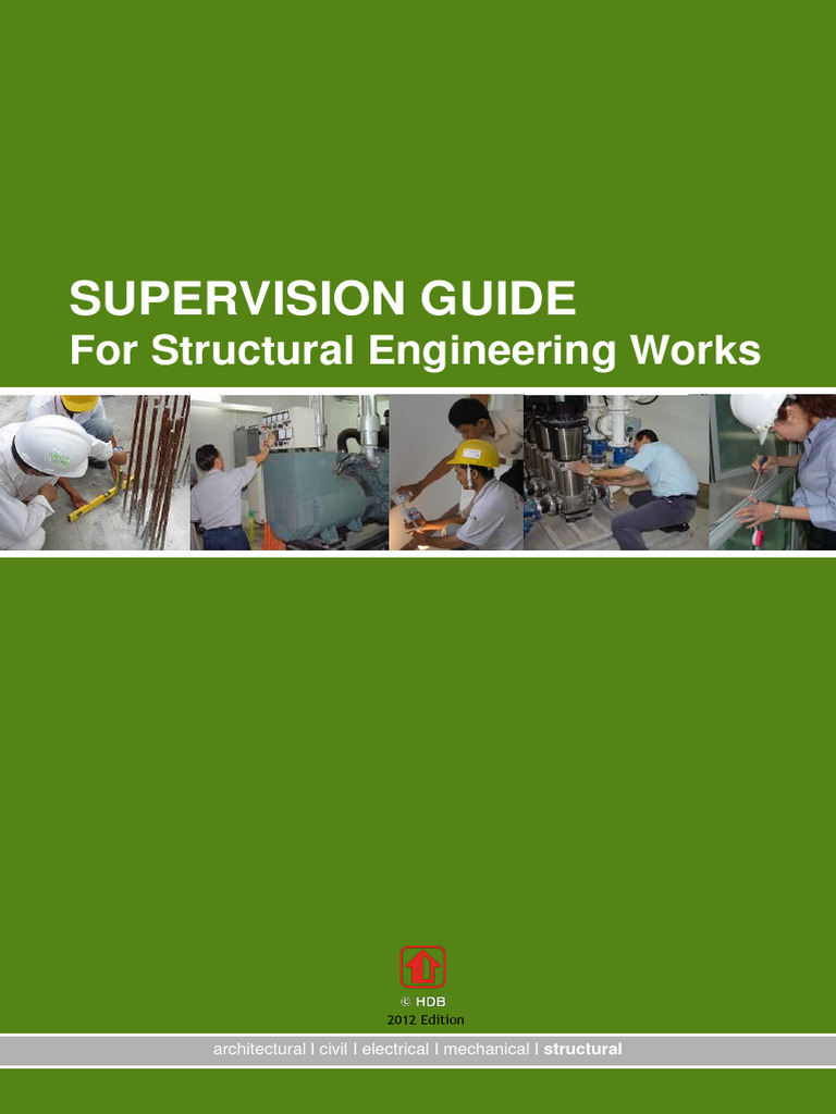 HDB - Structural Engineering Supervision Guide 2012 | PDF