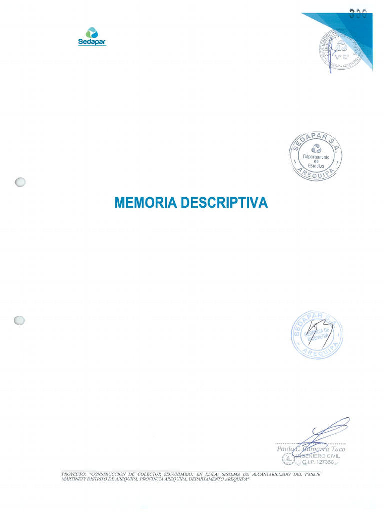 Memoria Descriptiva 20201203 110231 361 | PDF