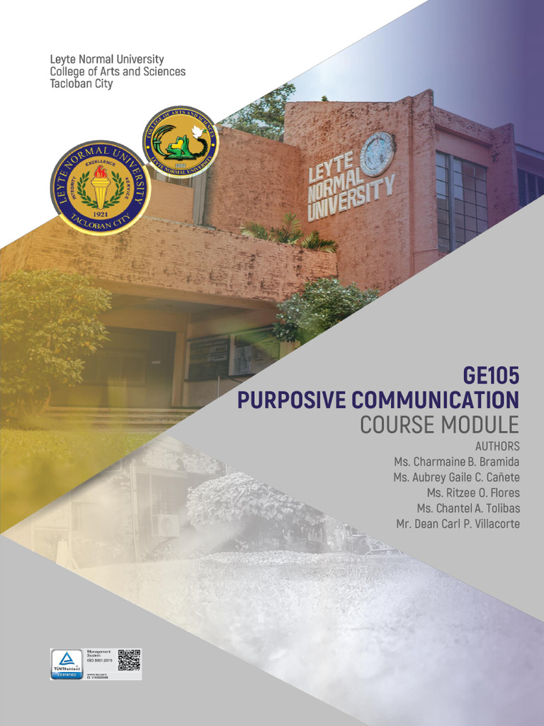 Module 4 Communication For General Purposes | PDF | Nonverbal ...