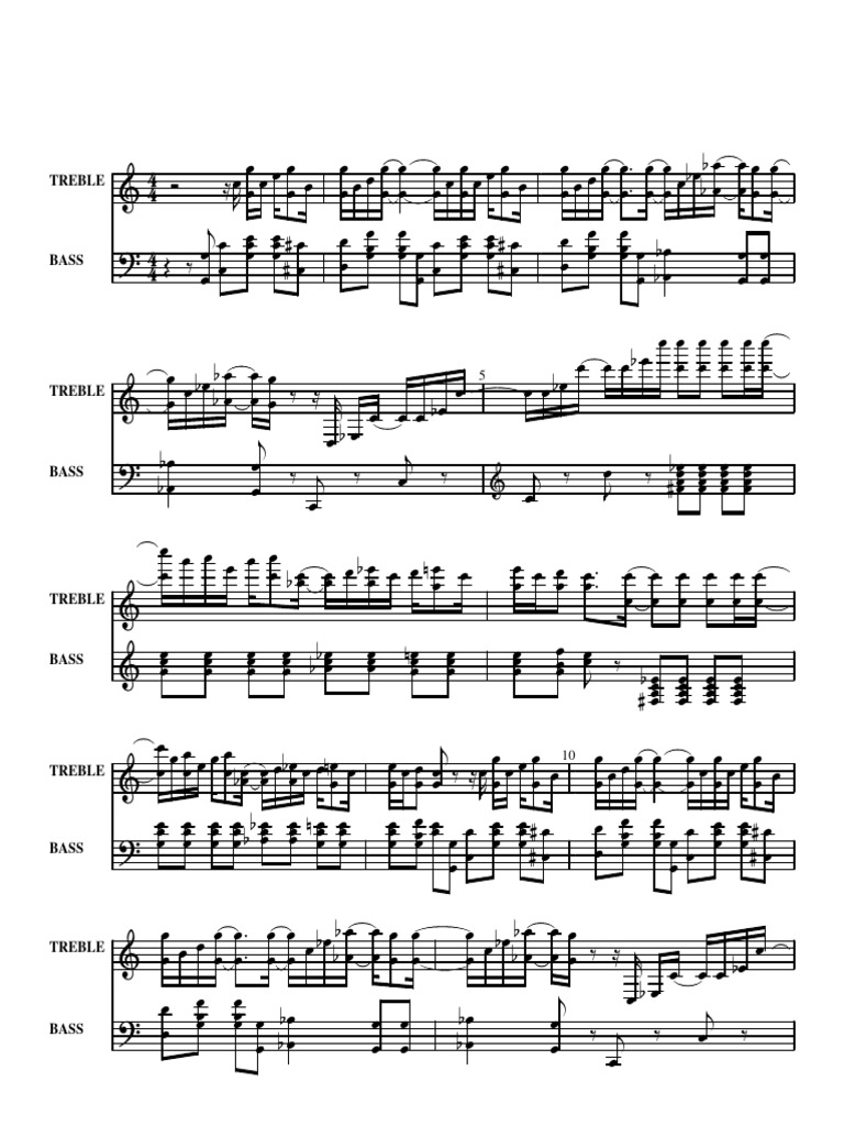 Maple Leaf Rag C Major | PDF