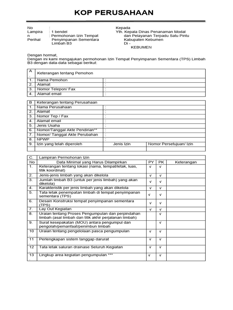 Formulir Tps Lb3 | PDF