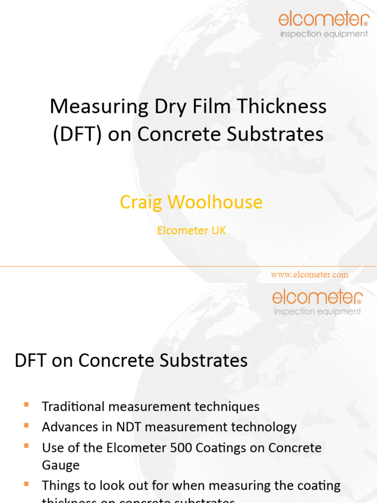 Elcometer 500: DFT Measurement on Concrete | PDF | Coating | Calibration