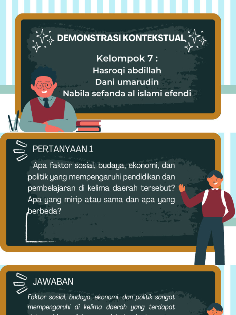 Topik 1 Demonstrasi Kontekstual Kelompok 7 | PDF | Karier & Perkembangan