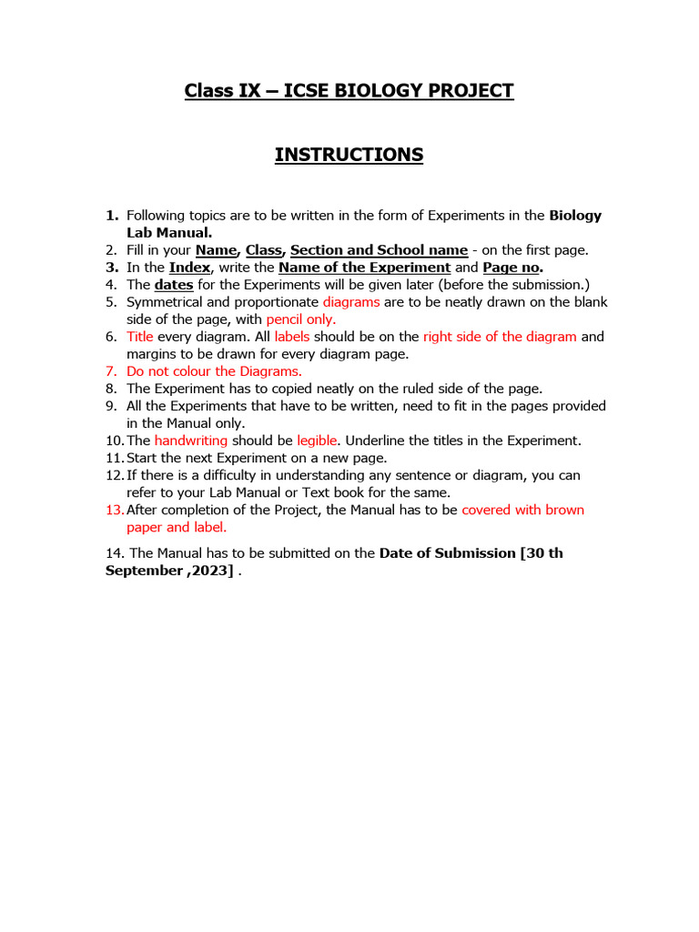 02092023095315practicals for Grade -9 Biology-part - A 1 | PDF | Lung ...