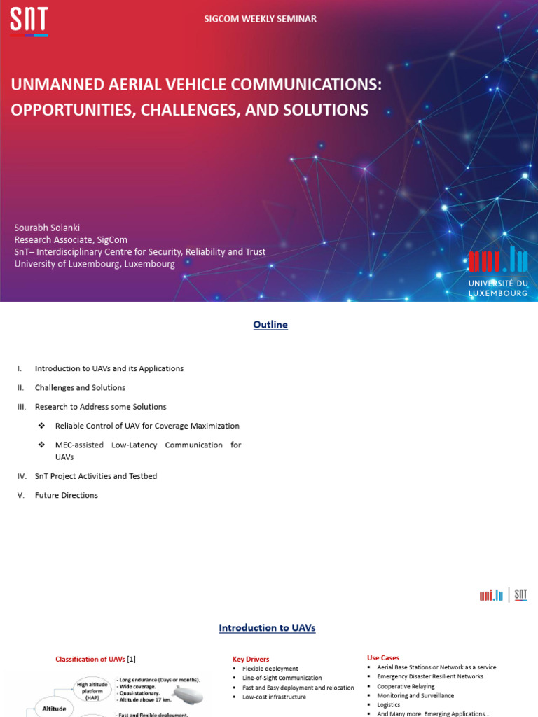Sigcom Weekly Seminar - SRB | PDF | Unmanned Aerial Vehicle ... Sigcom Weekly Seminar - SRB | PDF | Unmanned Aerial Vehicle ...