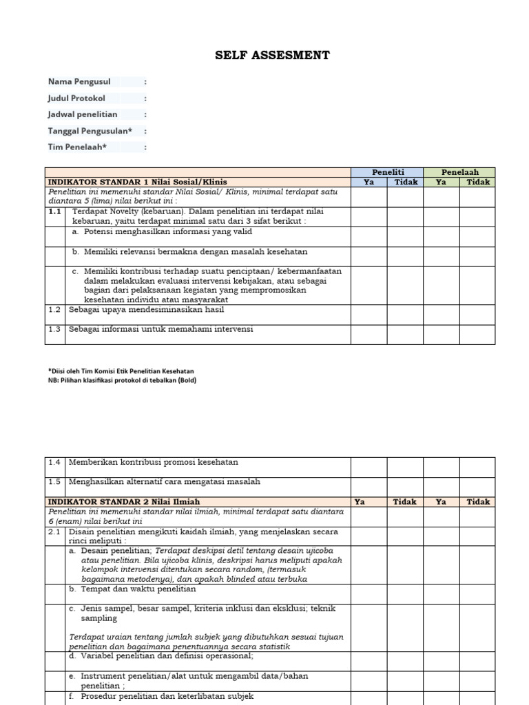 FORM 10-Self Assesment | PDF