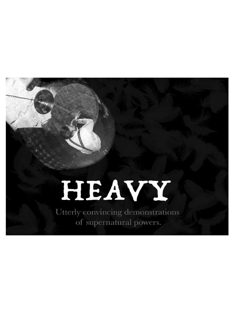 Luke Jermay - Heavy - Utterly Convincing Demonstrations of Supernatural ...