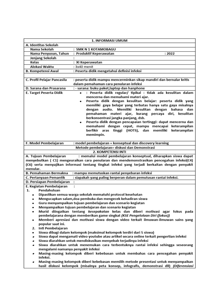6.1MODUL AJAR FORMAT Herlina | PDF