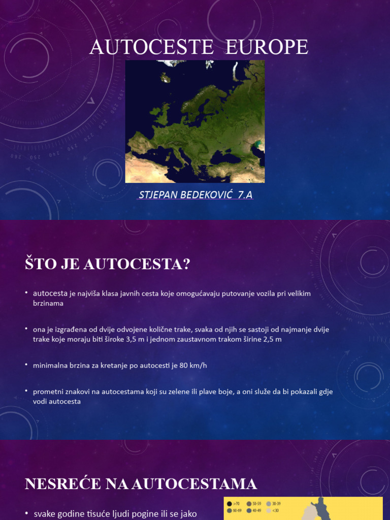 Autoceste Europe | PDF