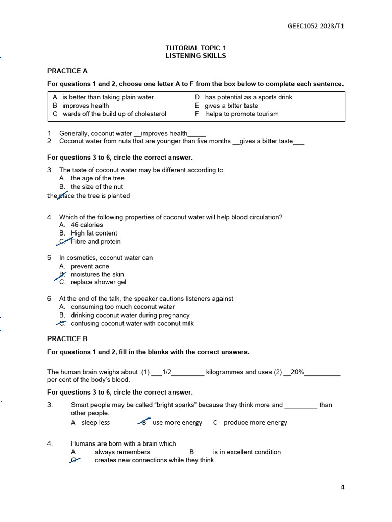 LISTENING | PDF | Salud y bienestar