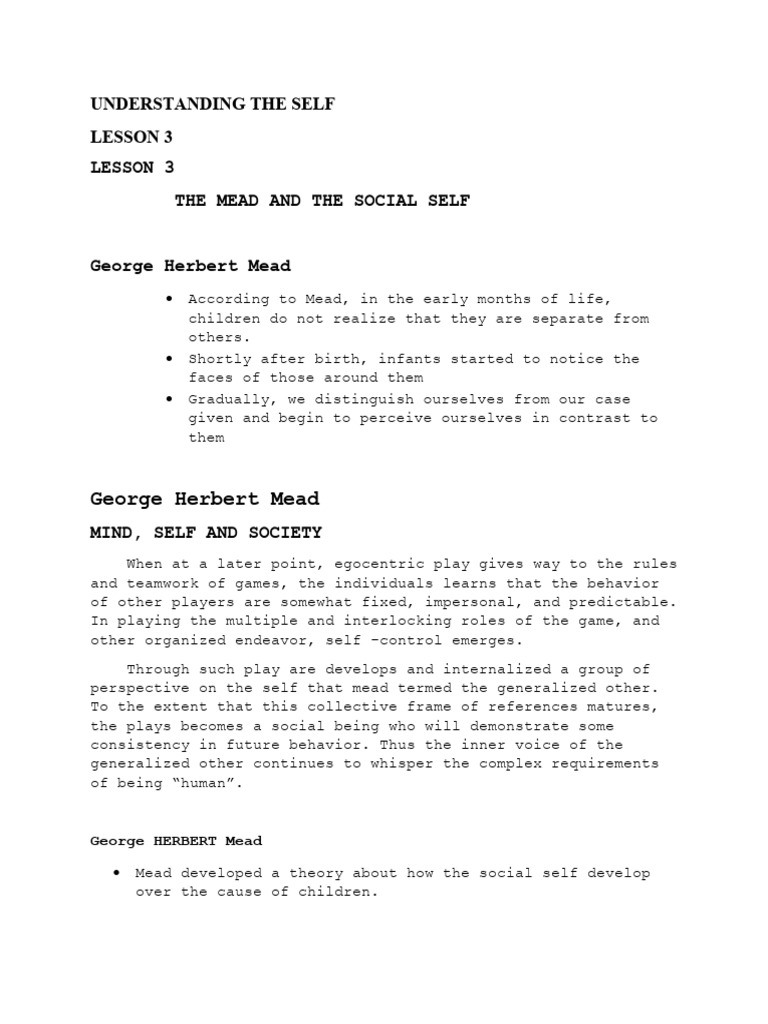 Understanding The Sel1 Lesson 3 | PDF | Psychology | Psychological Theories