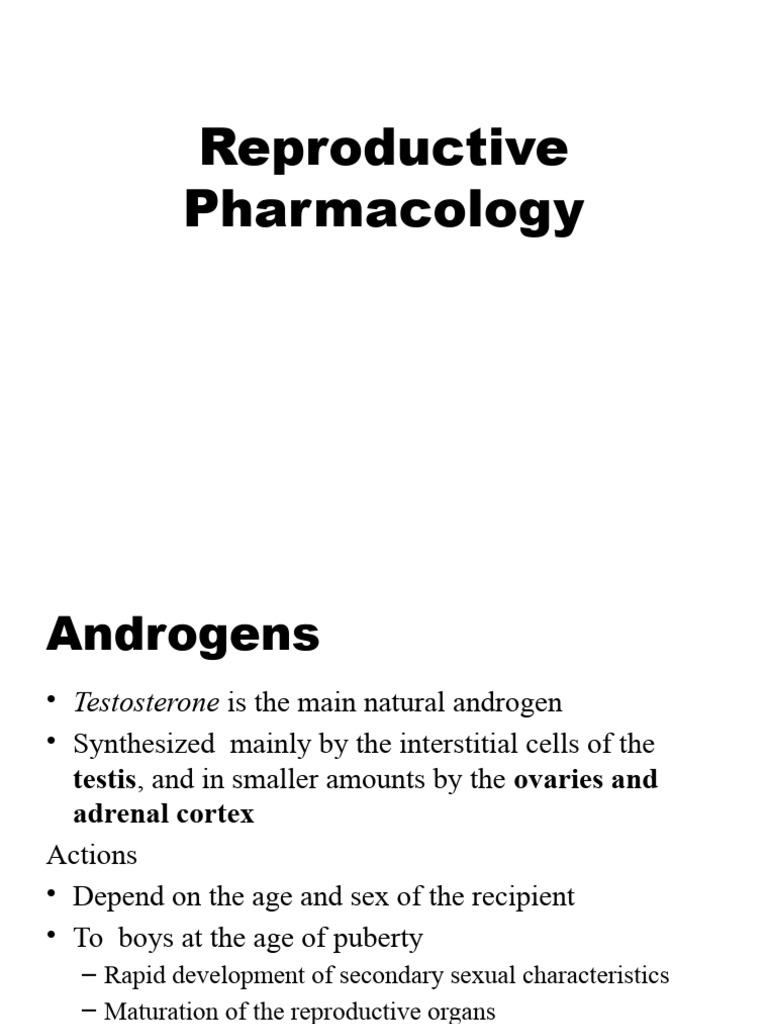 Reproductive Pharmacology medical student_102006 | PDF