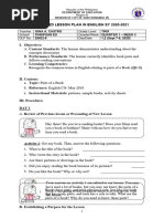 Grade 1 Naming Words Lesson Plan | PDF | Teachers | Lesson Plan