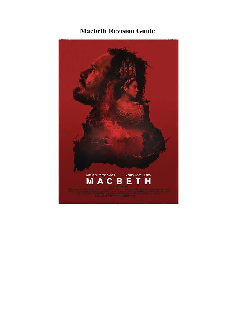 Macbeth Revision Guide SSH | PDF