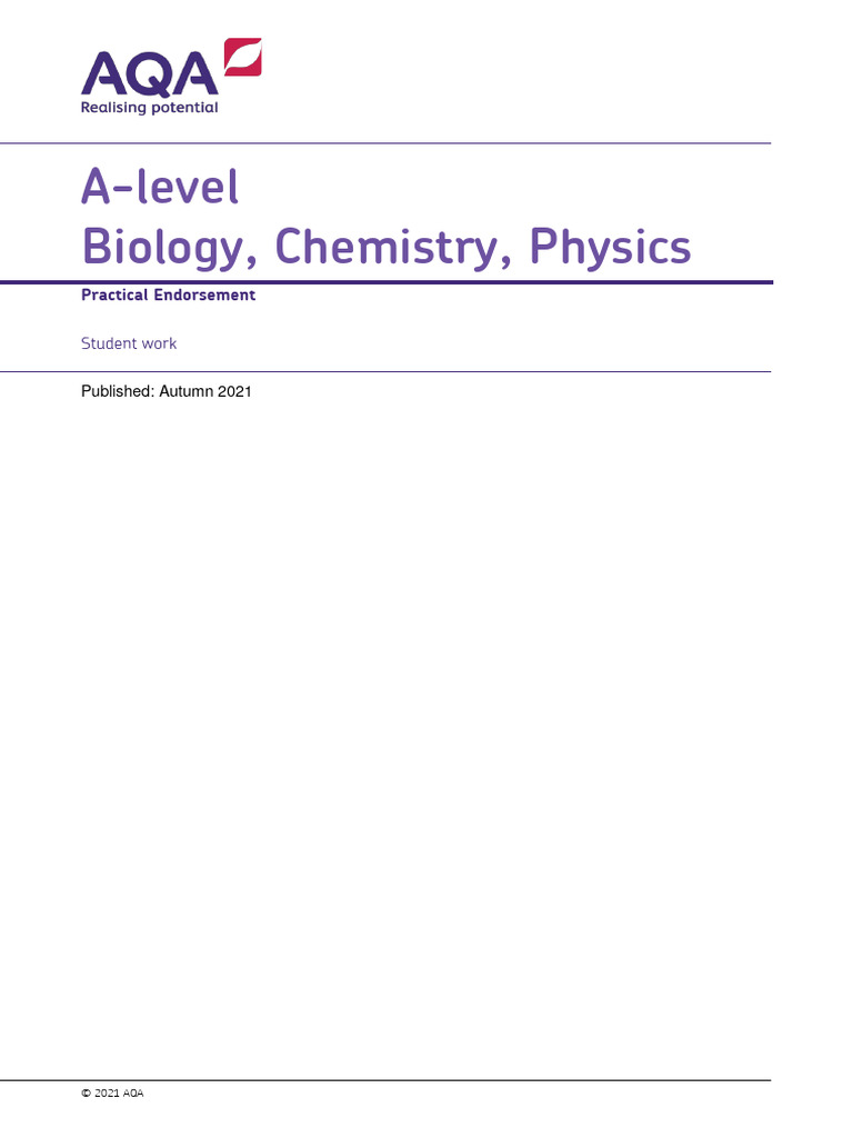 Student Work Booklet | PDF