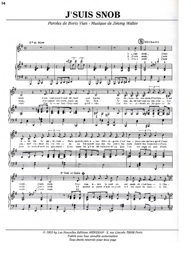 J'suis Snob | PDF