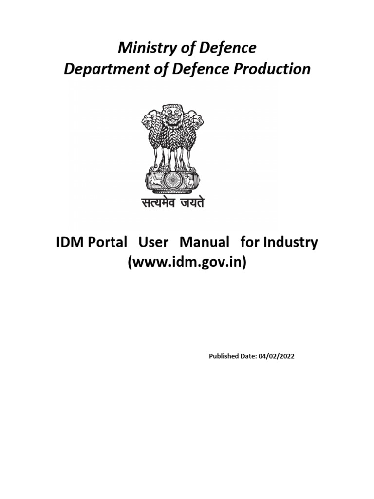 Manualfor IDM | PDF | Login | Joint Venture