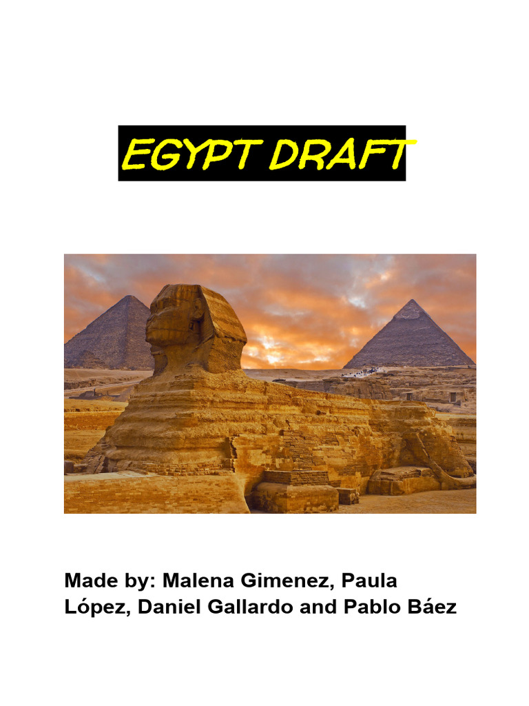 Egypt Draft | PDF