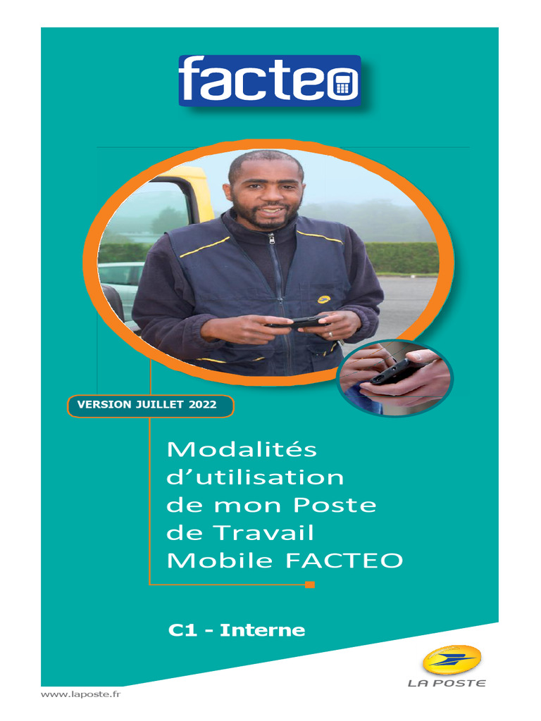 Charte - Modalit - S D - Utilisation Du Poste de Travail Mobile FACTEO - (2444) | PDF ...