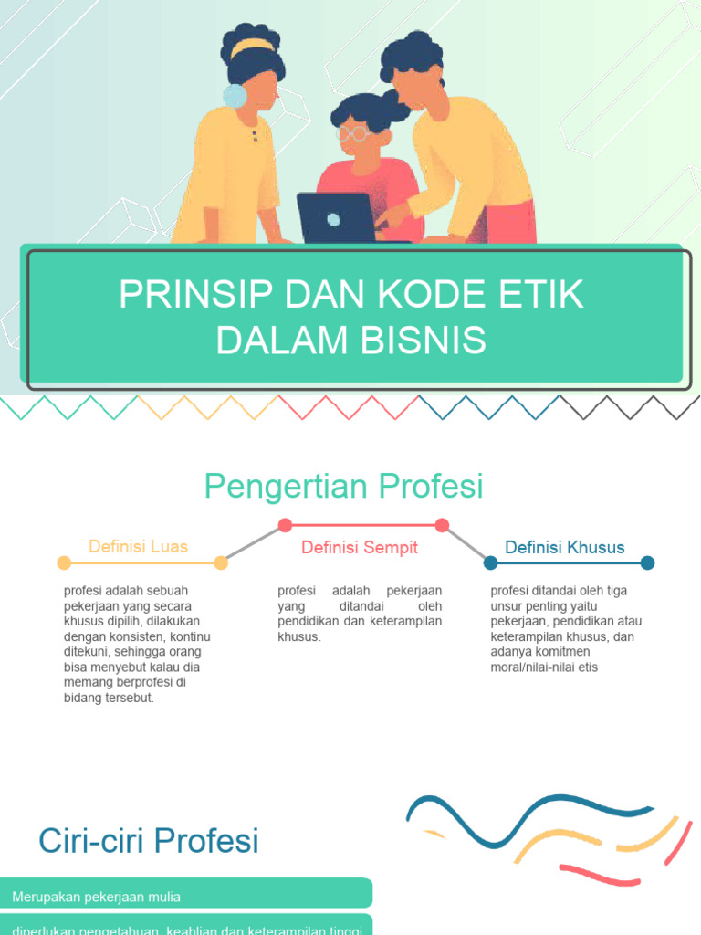 Etika Bisnis - Prinsip Dan Kode Etik Dalam Bisnis | PDF | Pengembangan Diri