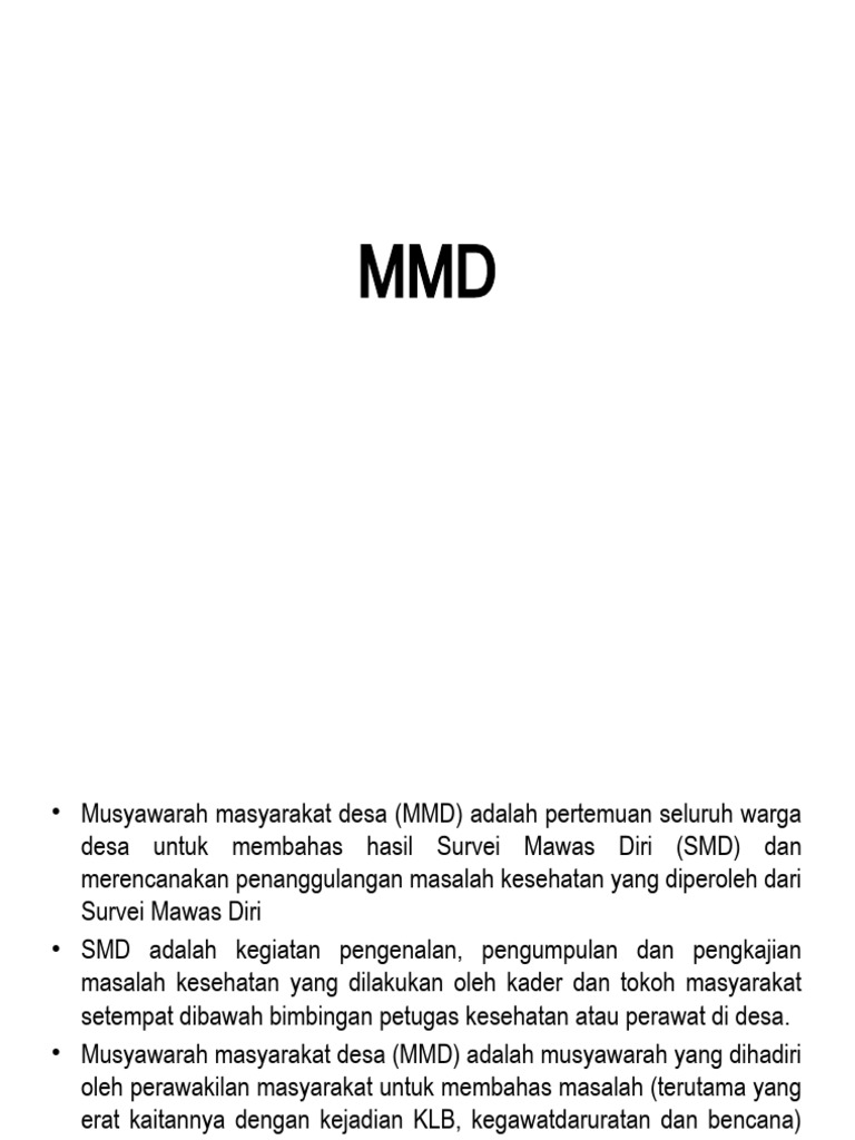 MMD | PDF