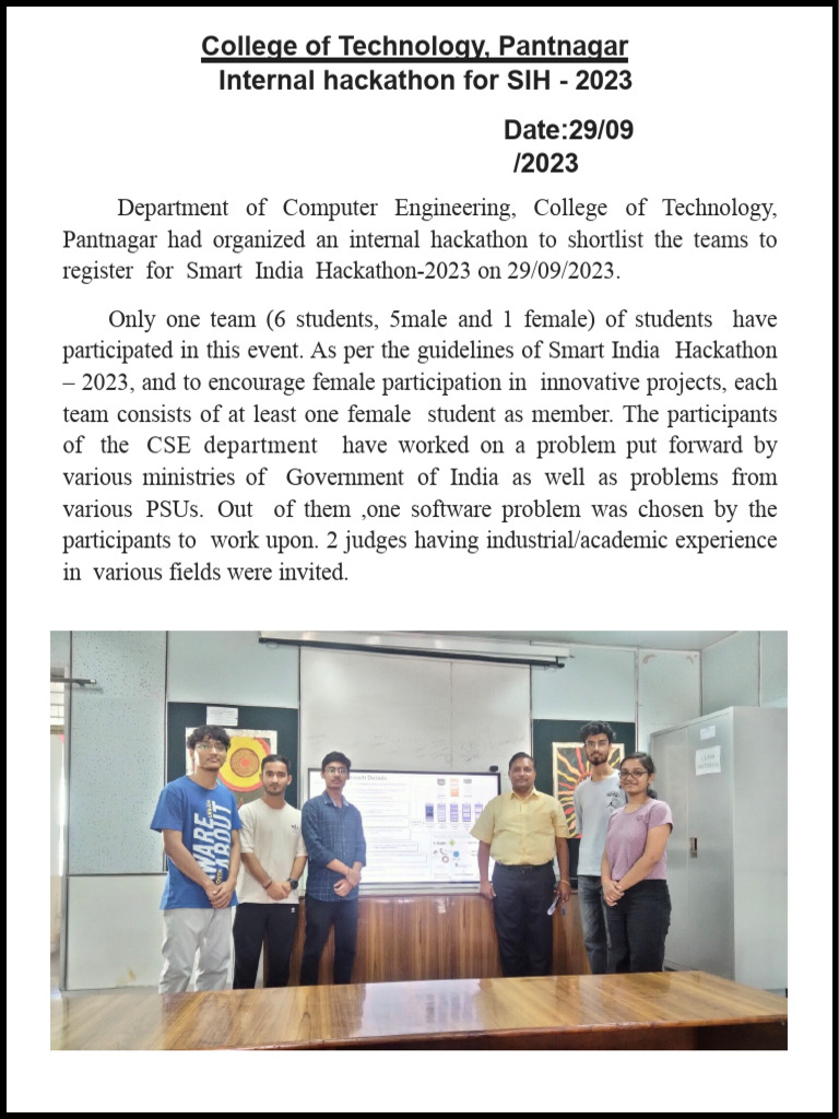 Hackathon Report | PDF | Computing