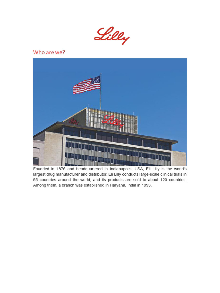 Eli Lilly | PDF | Cancer | Health Sciences