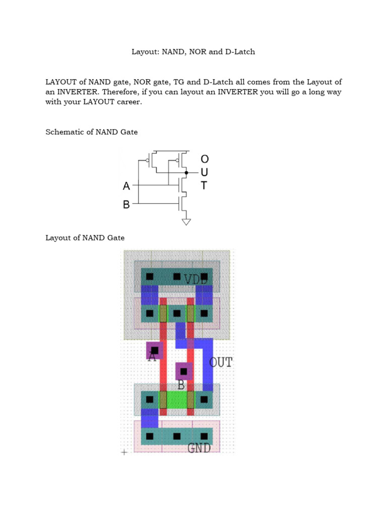 CMOS Layout | PDF
