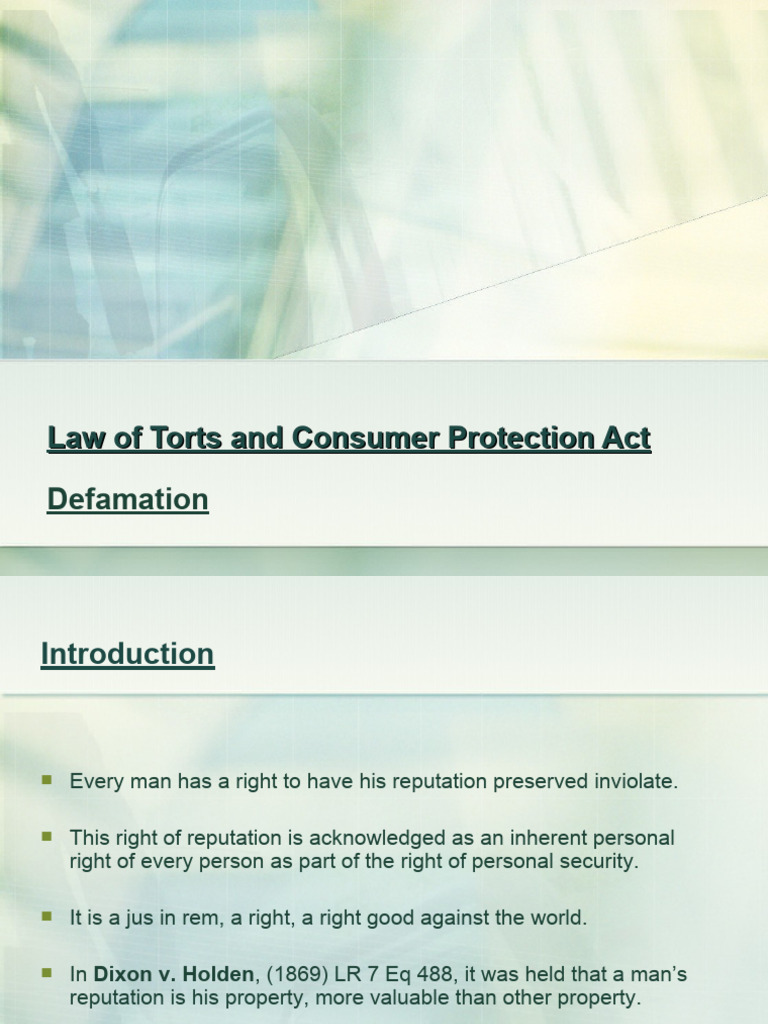 2488 Defamation | PDF