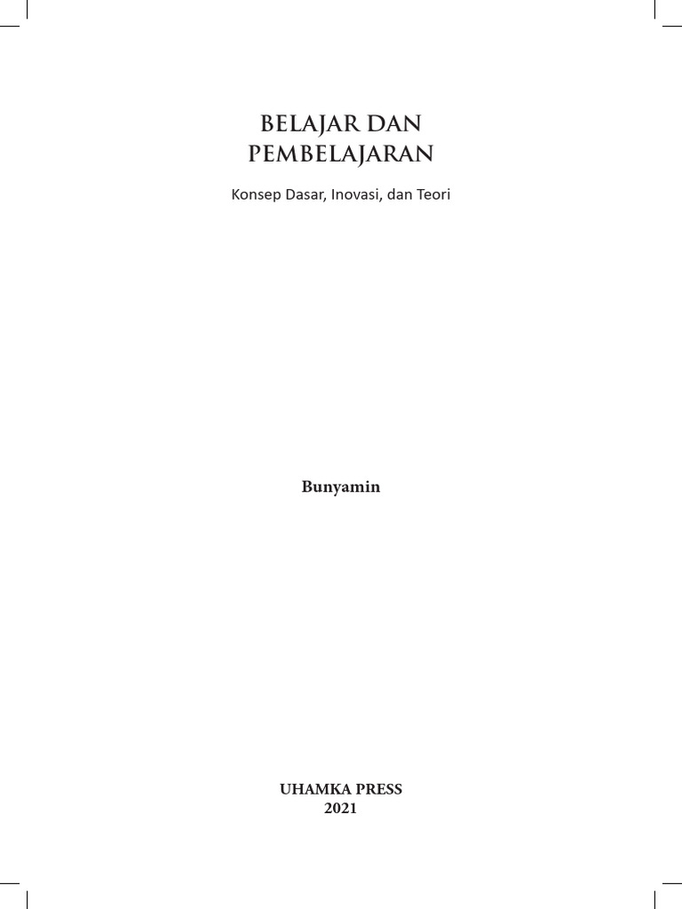 Belajar Dan Pembelajaran-CTK | PDF