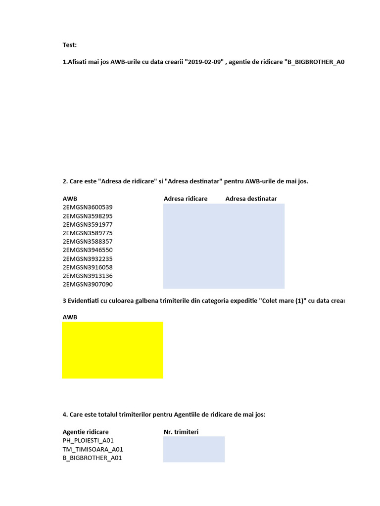 Test Excel Operator Date | PDF