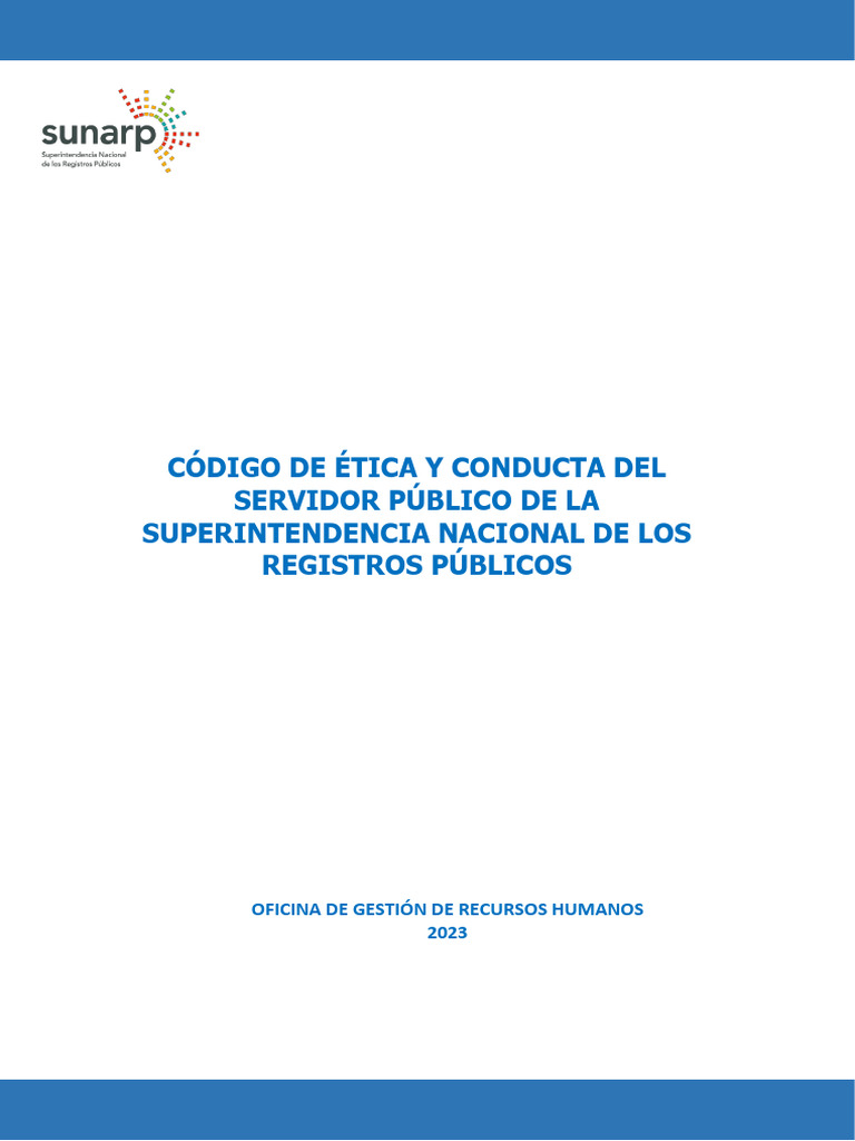 Código de Etica y Conducta | PDF