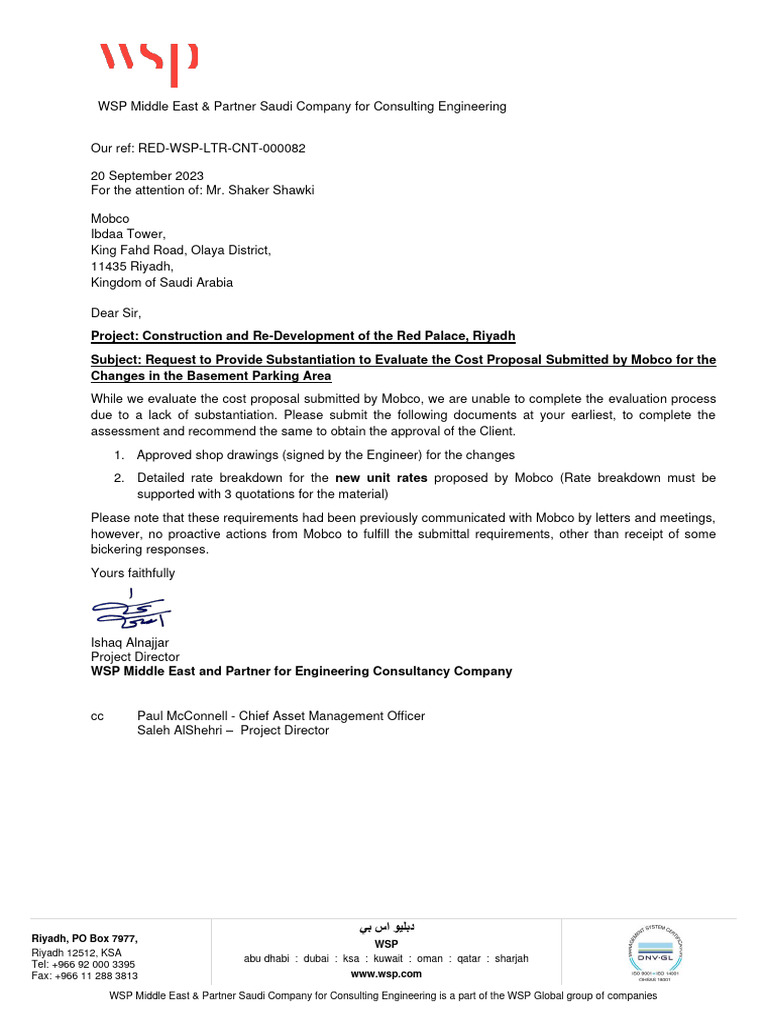 Riyadh, PO Box 7977, WSP | PDF