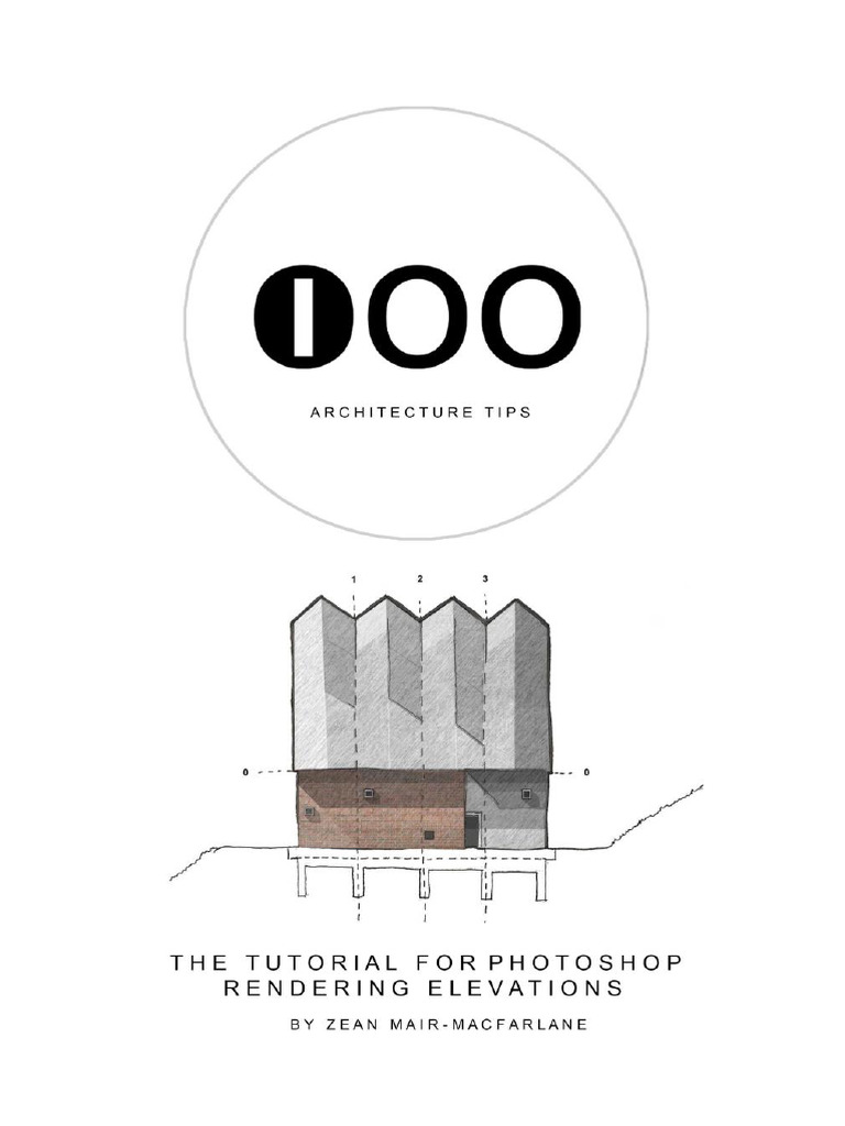 The Tutorial For Photoshop Rendering Elevations 1 | PDF | Texture ...