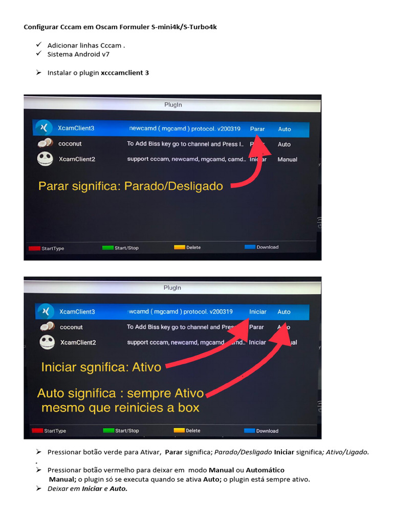 Configuração de Cccam em Oscam | PDF