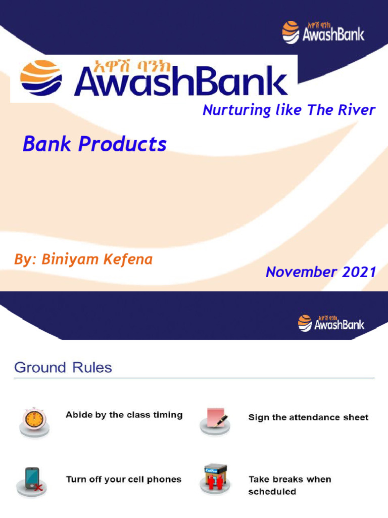 Awash Bank Account Types Overview | PDF | Transaction Account | Banks