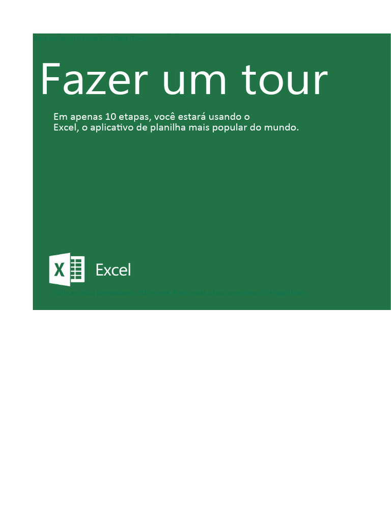 Bem-Vindo Ao Excel1 | PDF