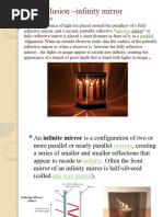 Infinity Mirror Physics Project Guide | PDF | Mirror | Reflection (Physics)