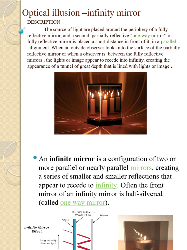 Optical Illusion - Infinity Mirror | PDF | Art